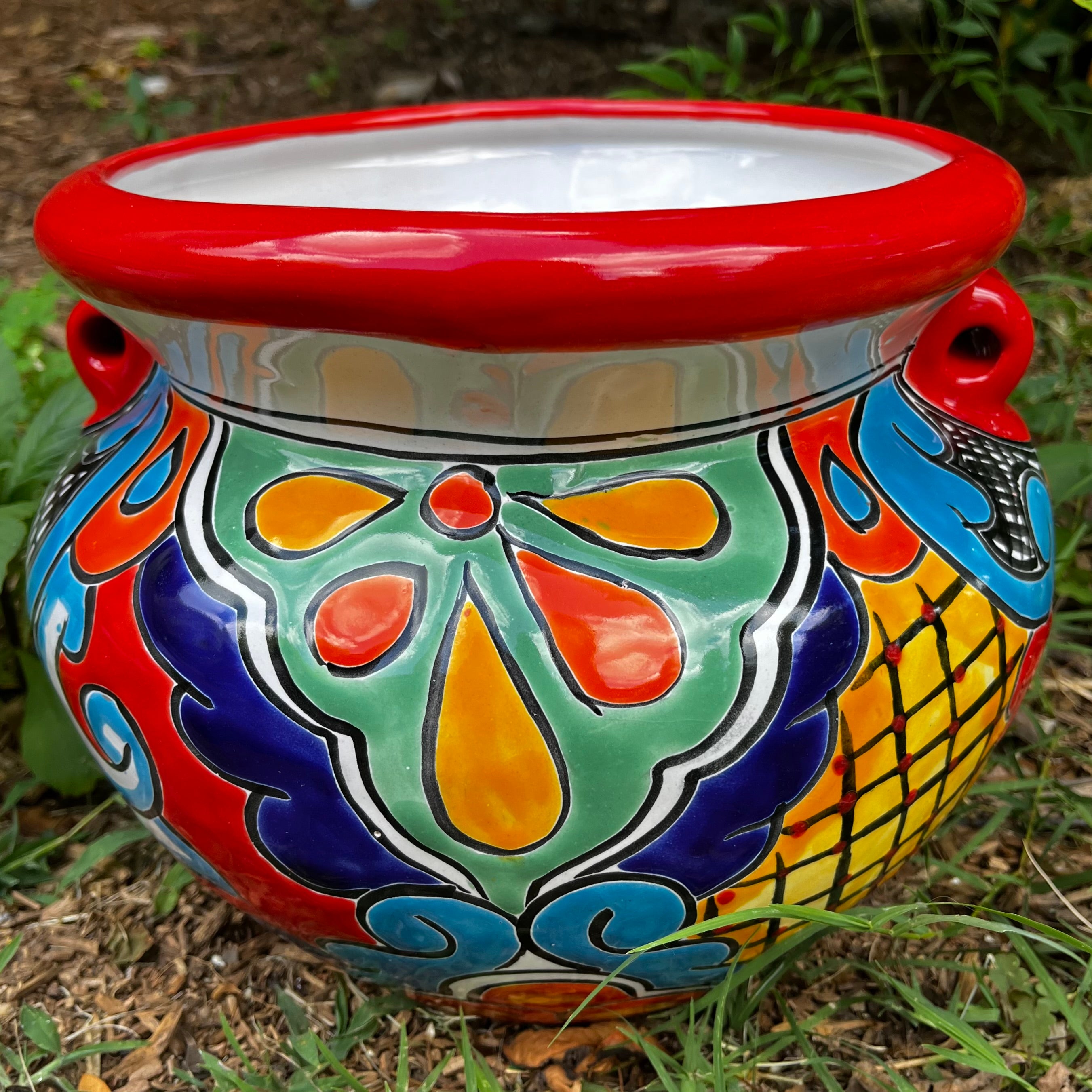 Garden Planters, Jardineres Pots | Talavera Gardern Pottery | MexDecor