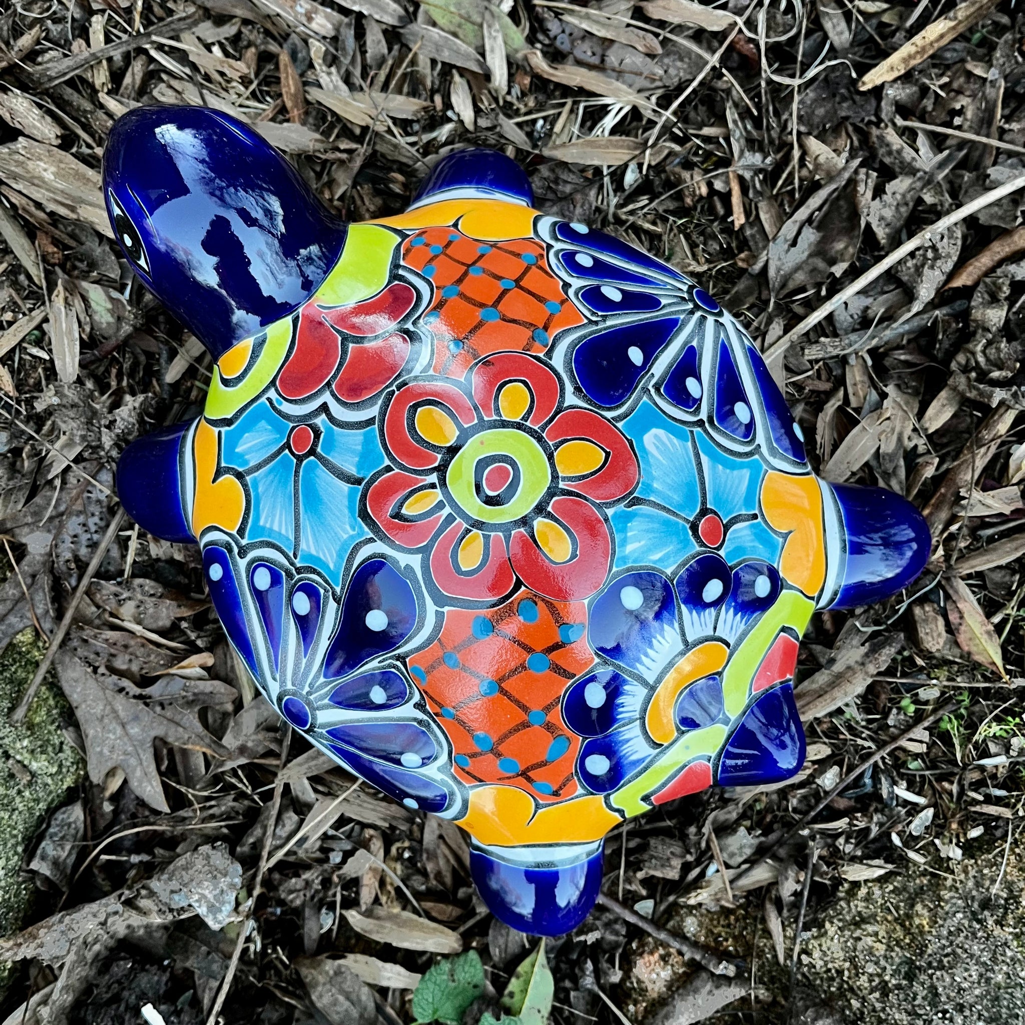 Turtle Mexican Talavera Pottery - Garden Animals - Ceramic Turtles ...