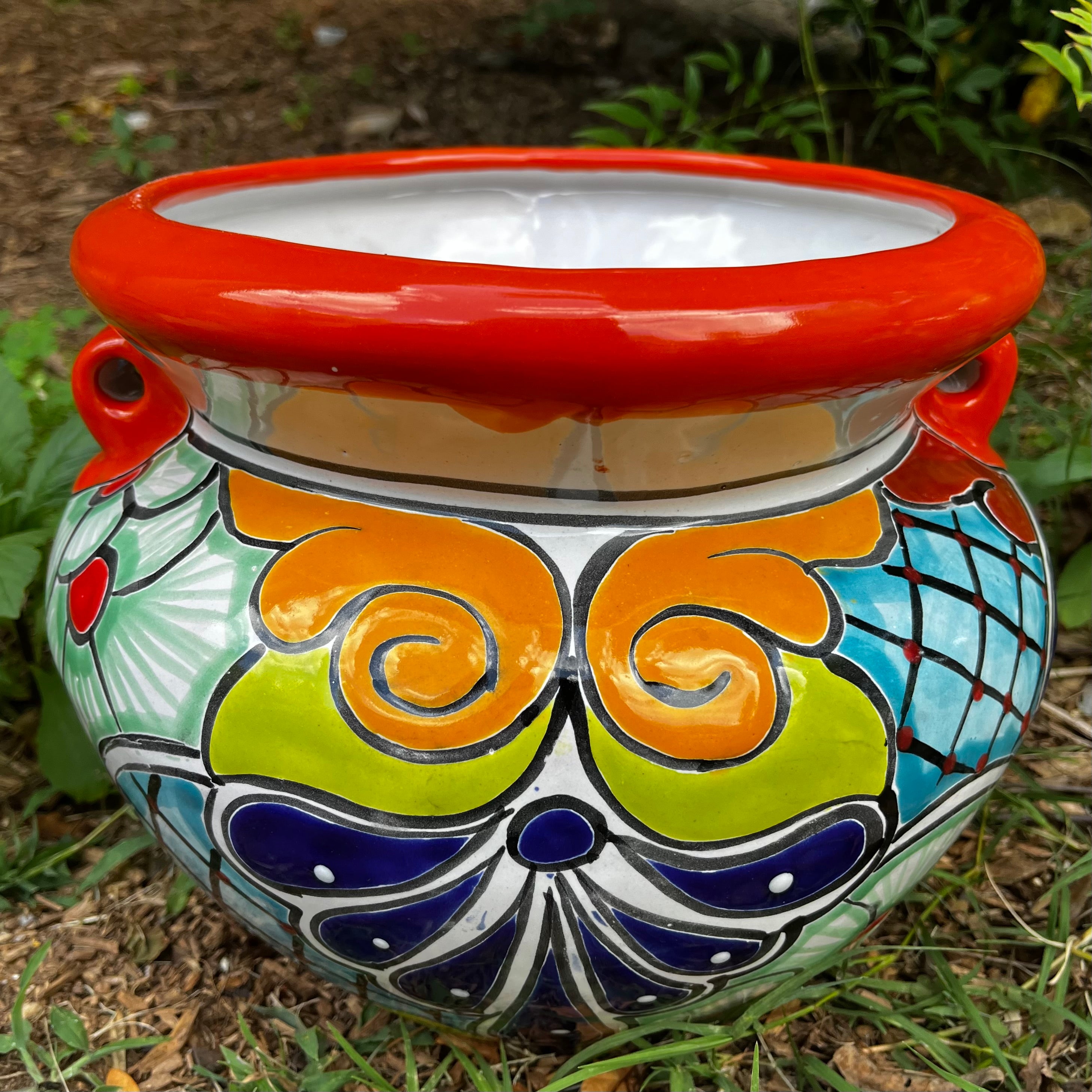 Garden Planters, Jardineres Pots | Talavera Gardern Pottery | MexDecor