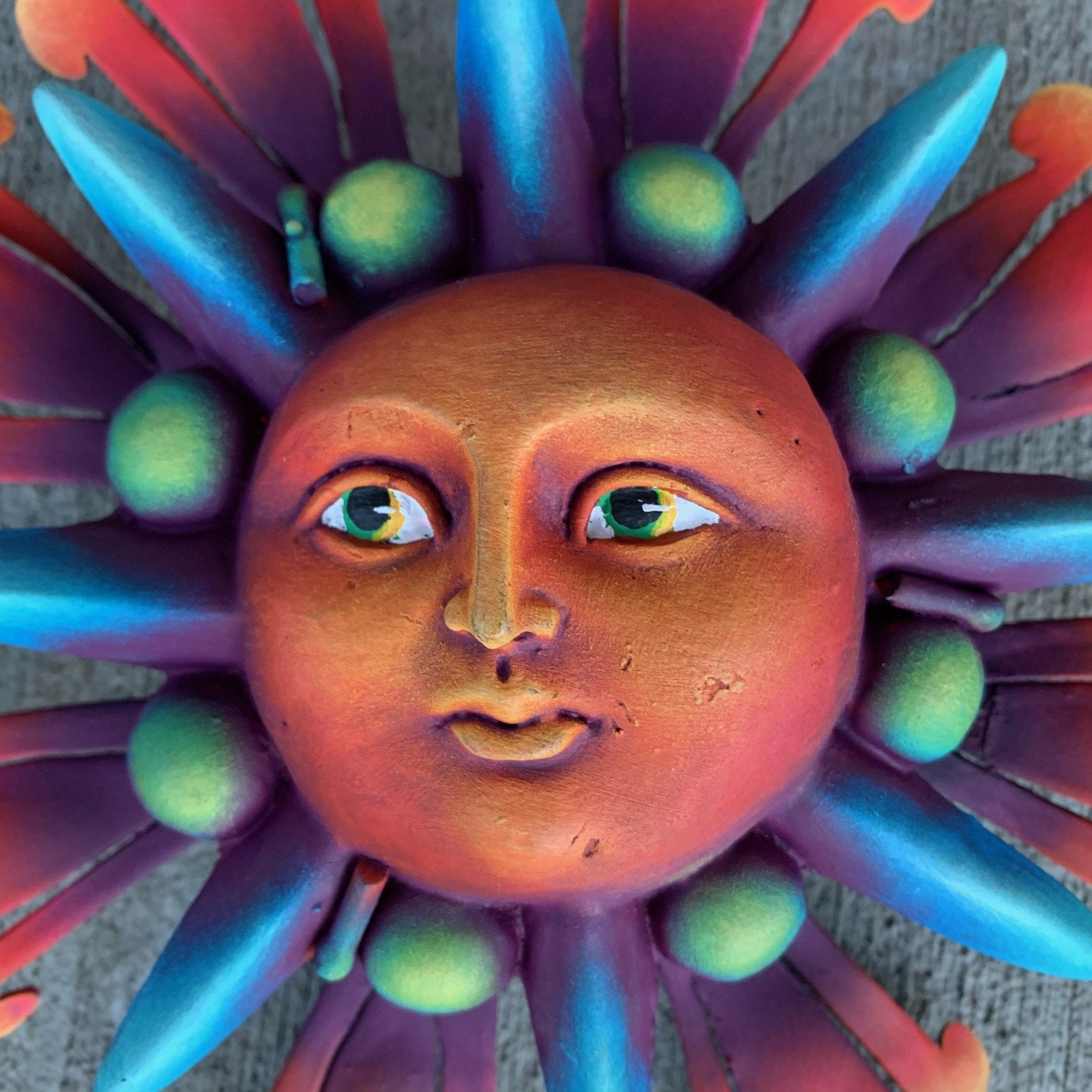 Celestial Metal Sculptures | Wall Suns, Moons and Eclipses | MexDecor