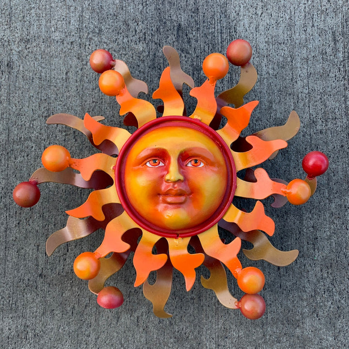 Celestial Metal Sculptures | Wall Suns, Moons and Eclipses | MexDecor