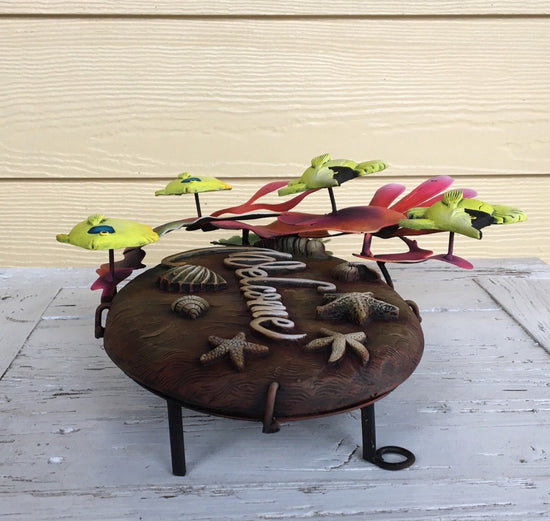 Tropical Fish Welcome Sign - Colorful Beach and Lake Decor - MexDecor