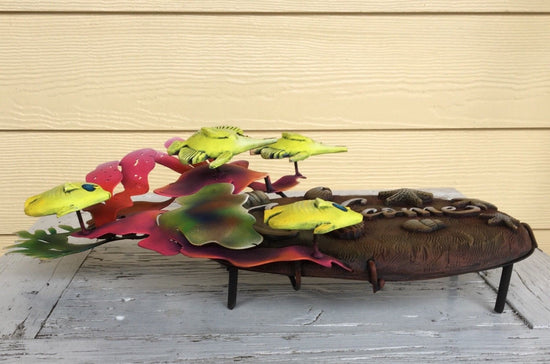 Tropical Fish Welcome Sign - Colorful Beach and Lake Decor - MexDecor