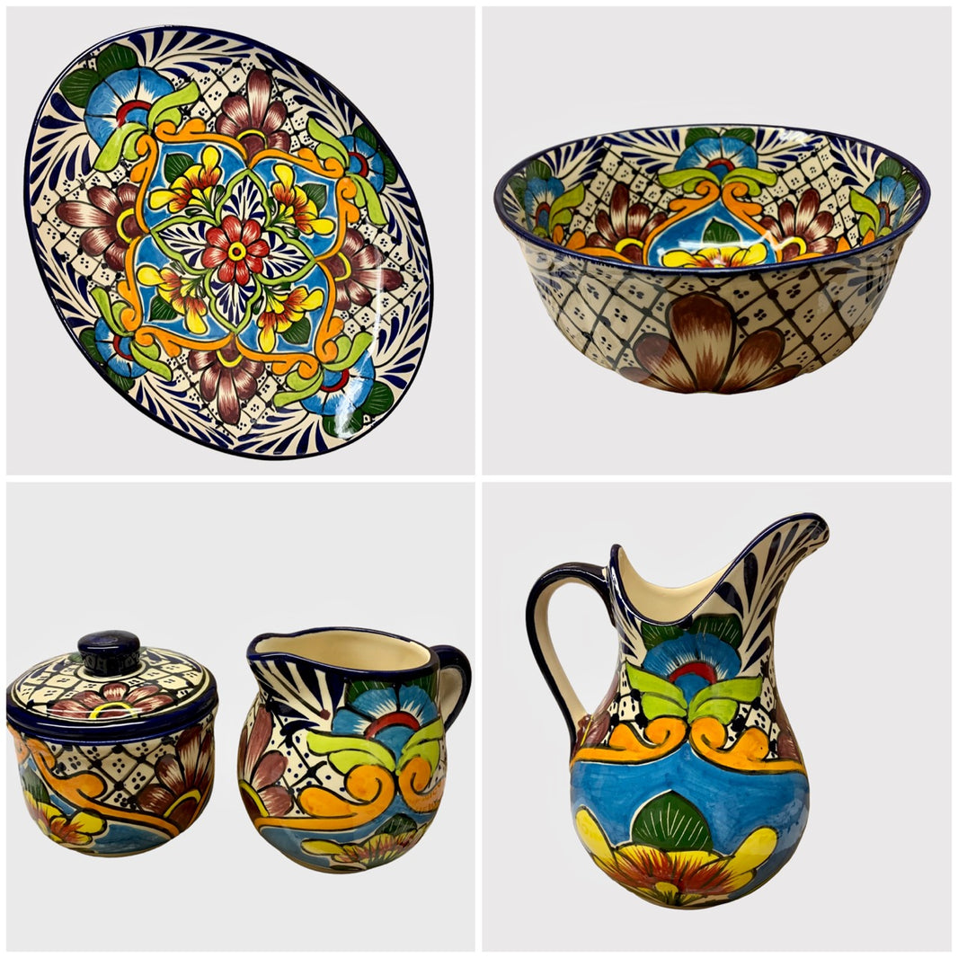 Mexican Talavera Dinnerware - Pottery Plate, Bowl, Dish Art | MexDecor ...