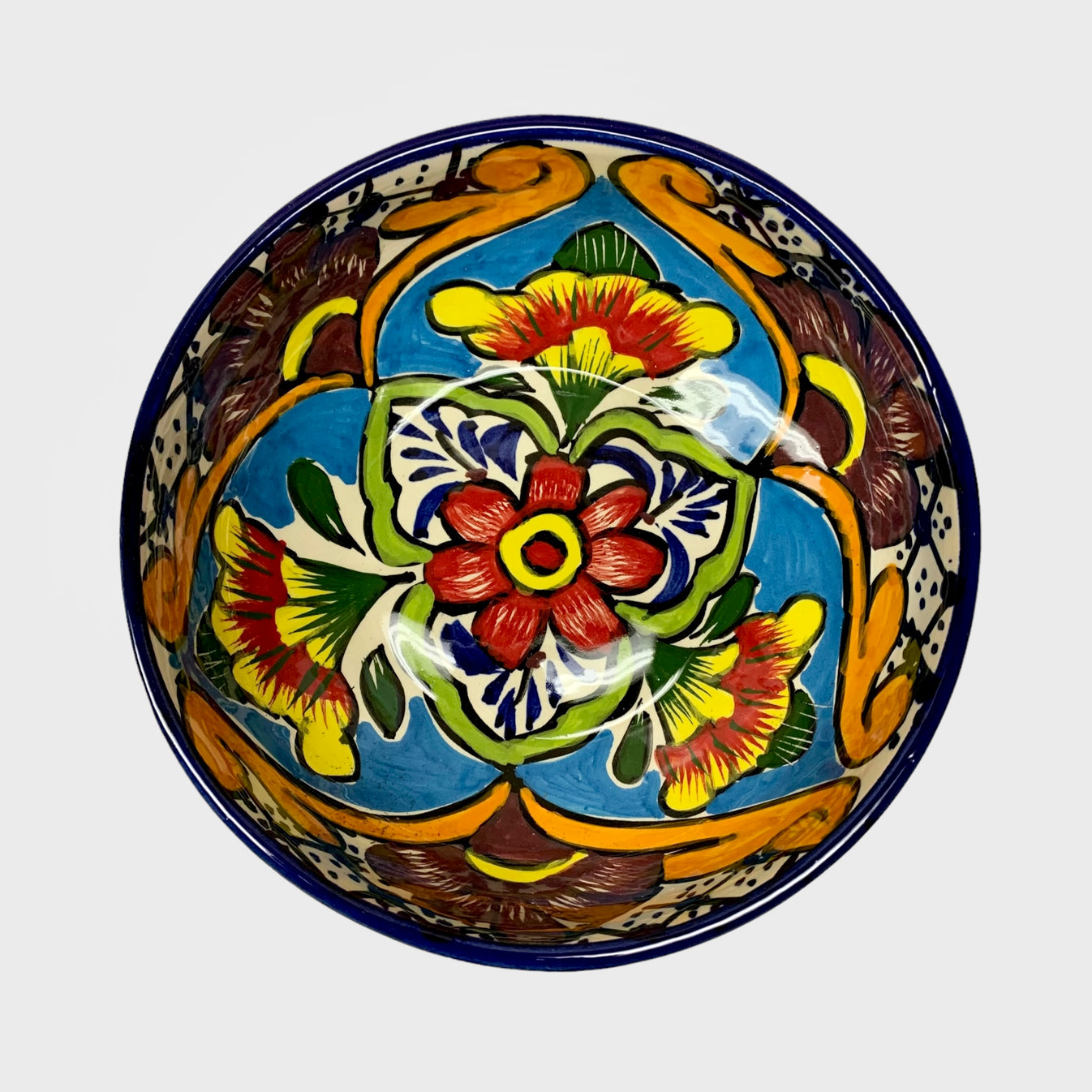 Mexican Talavera Botanical Dinnerware - Pedro Alba Pottery | MexDecor