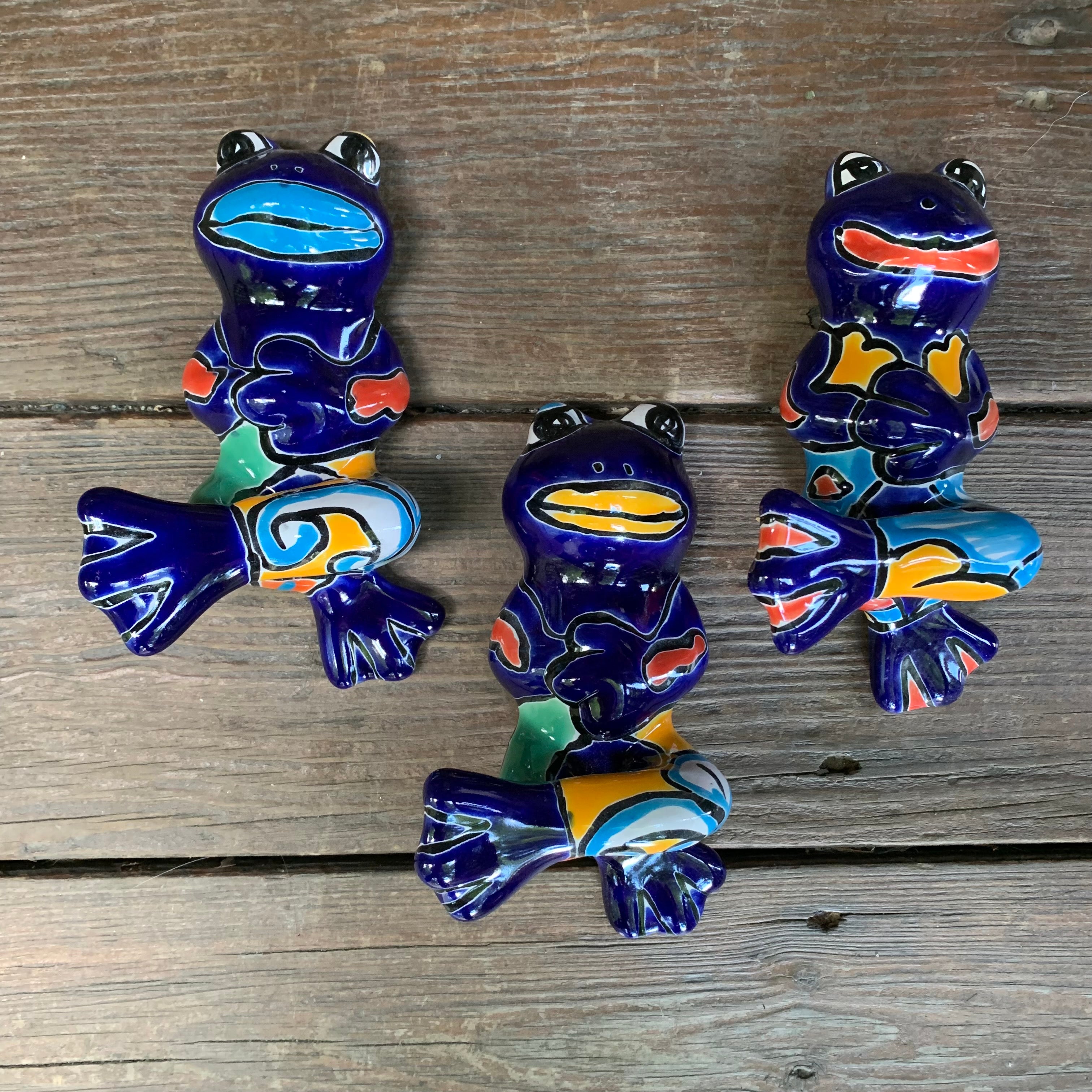 Mexican Talavera Animals, Frogs, Lizards | Garden Pottery | MexDecor ...